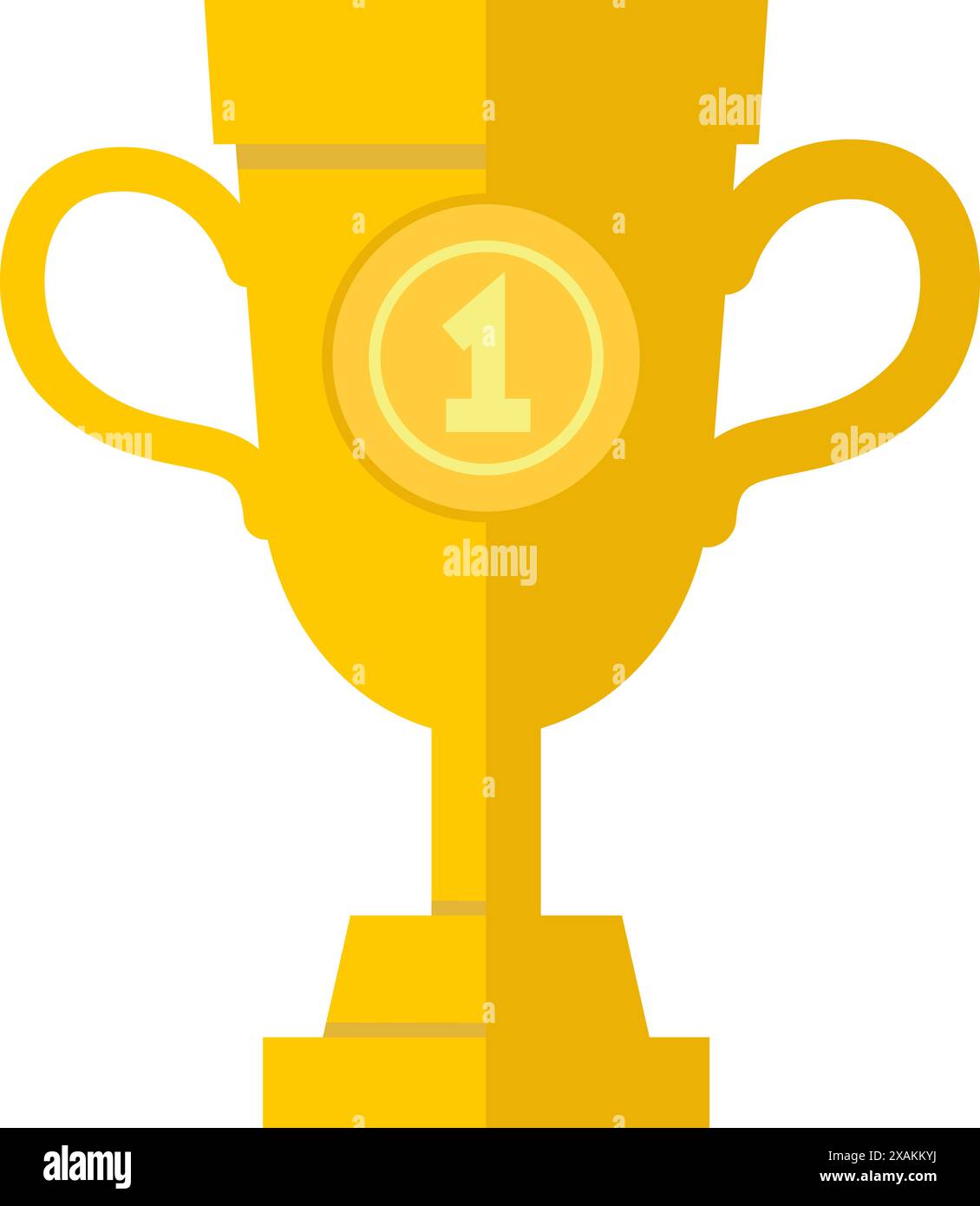 Winner, champion icon in flat style. Winner cup. Winner cup design ...