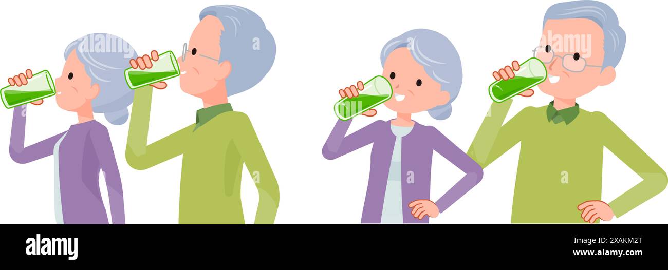 Gulping down Stock Vector Images - Alamy