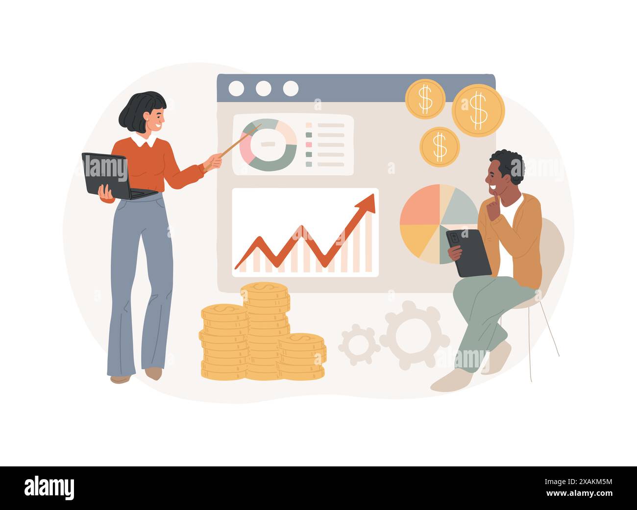 Financial adviser isolated concept vector illustration Stock Vector Image & Art - Alamy