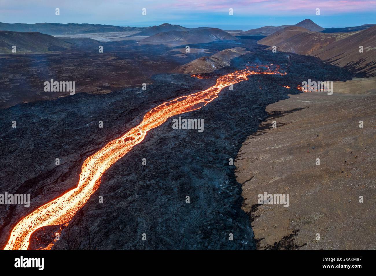 Lava flow in Iceland (2023 Stock Photo - Alamy