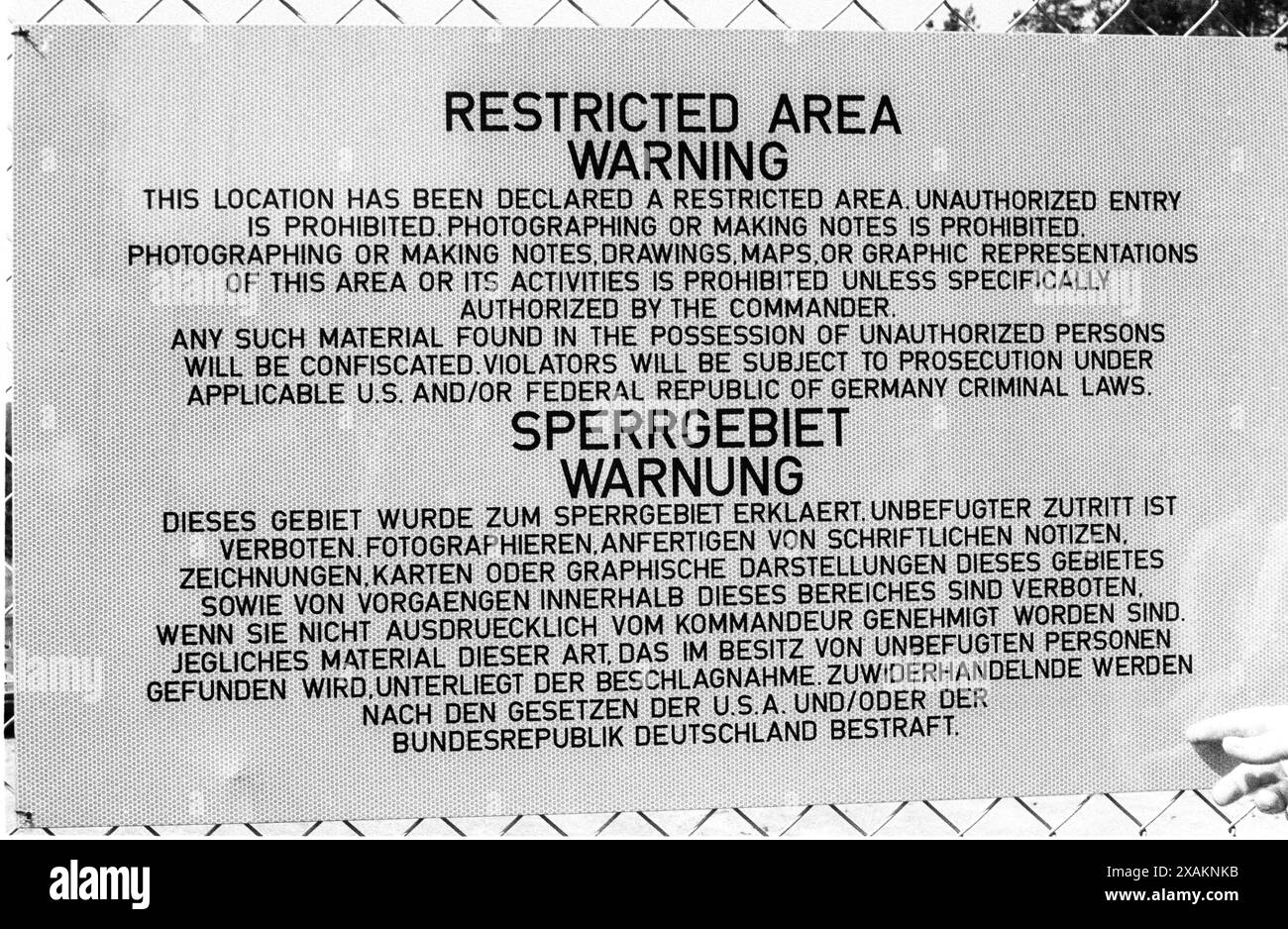 Large areas were declared a restricted military area during the 1980s ...
