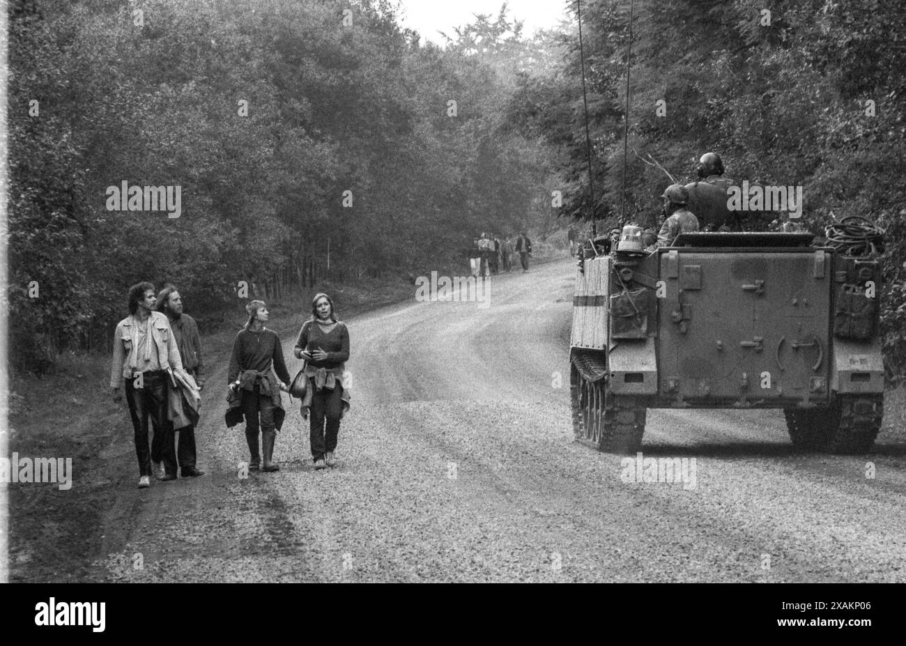 Actions of the peace movement in the Fulda Gap 1984 Inspection of the ...