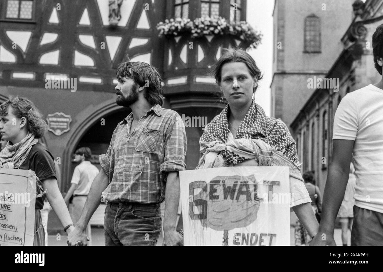 The action form of the 'silent circle' was practiced in many German ...