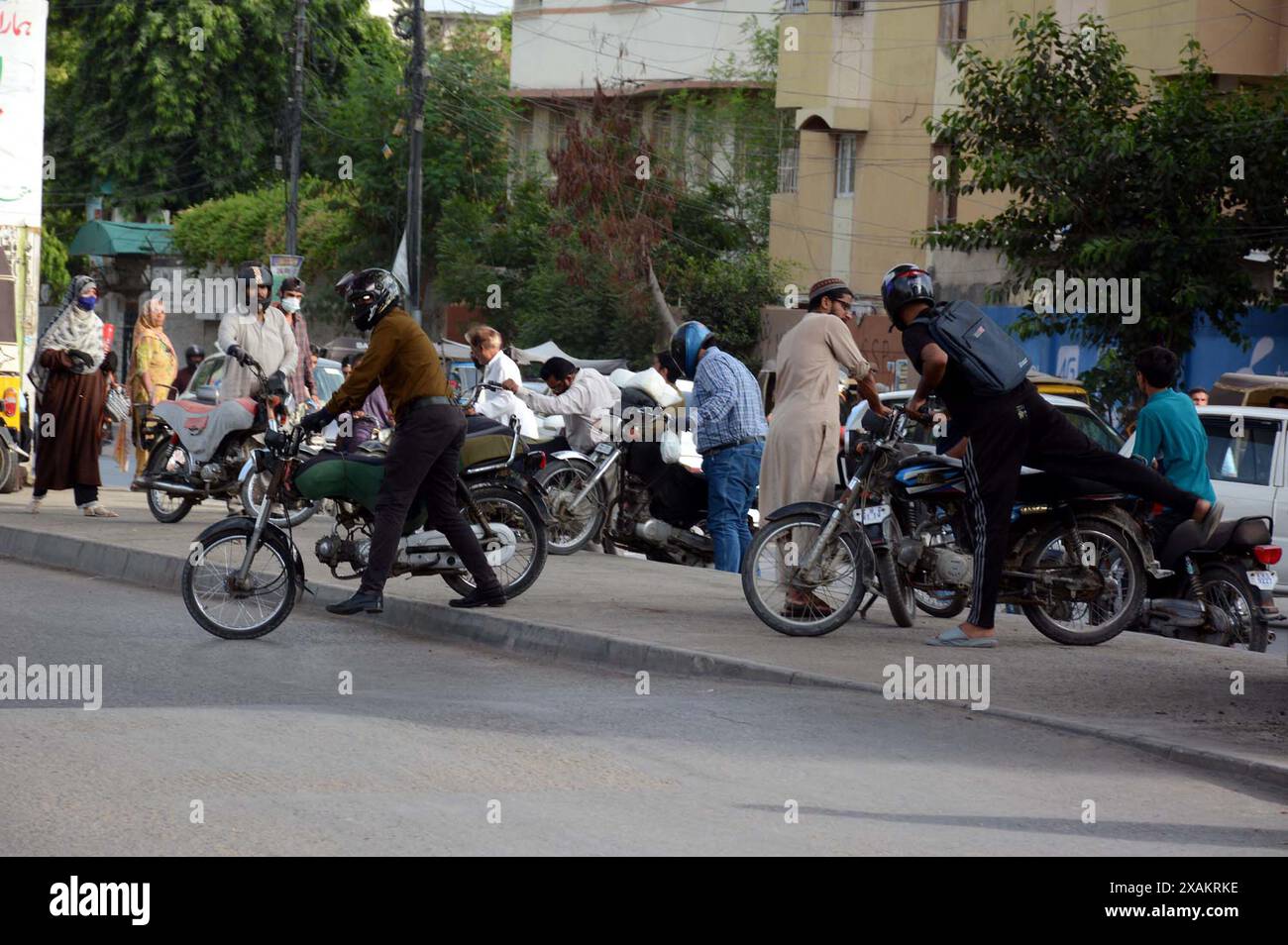 Commuters are facing inconvenience due to protest demonstration of ...