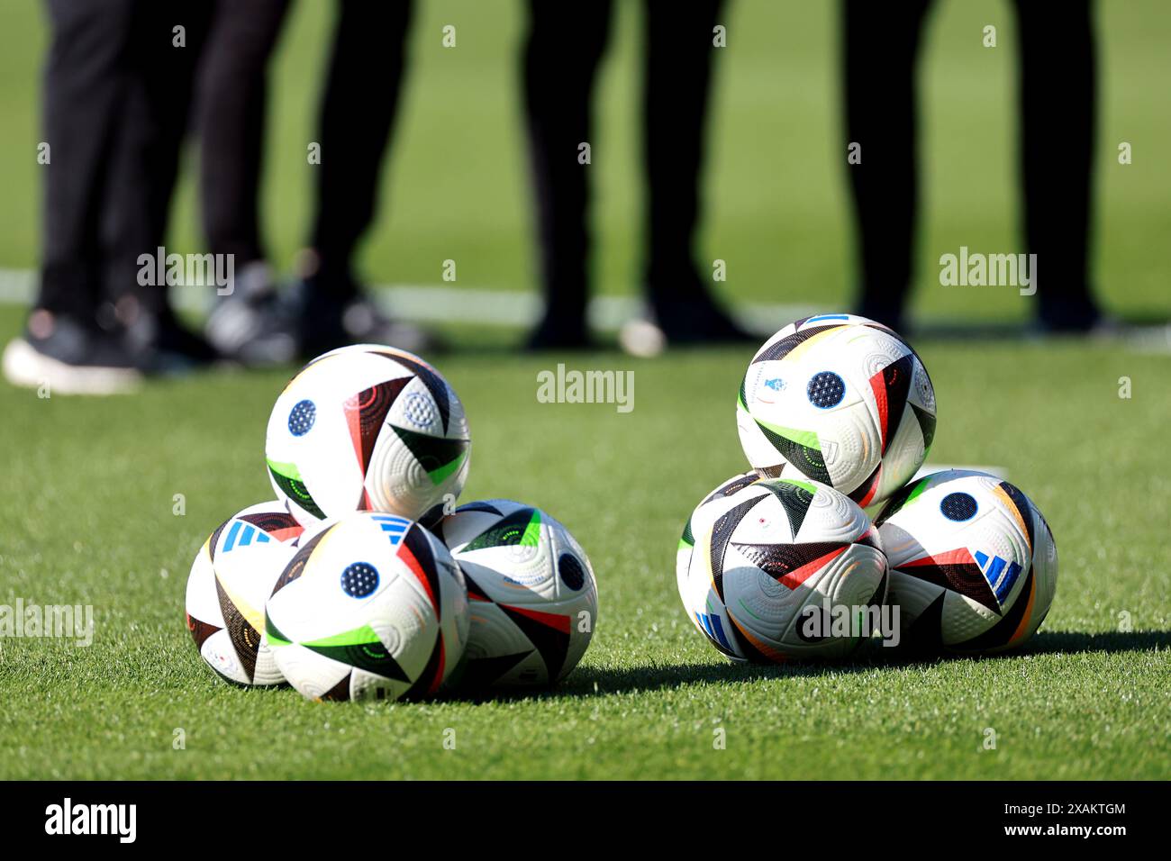 A general view of the official UEFA Euro 2024 match ball, the ...