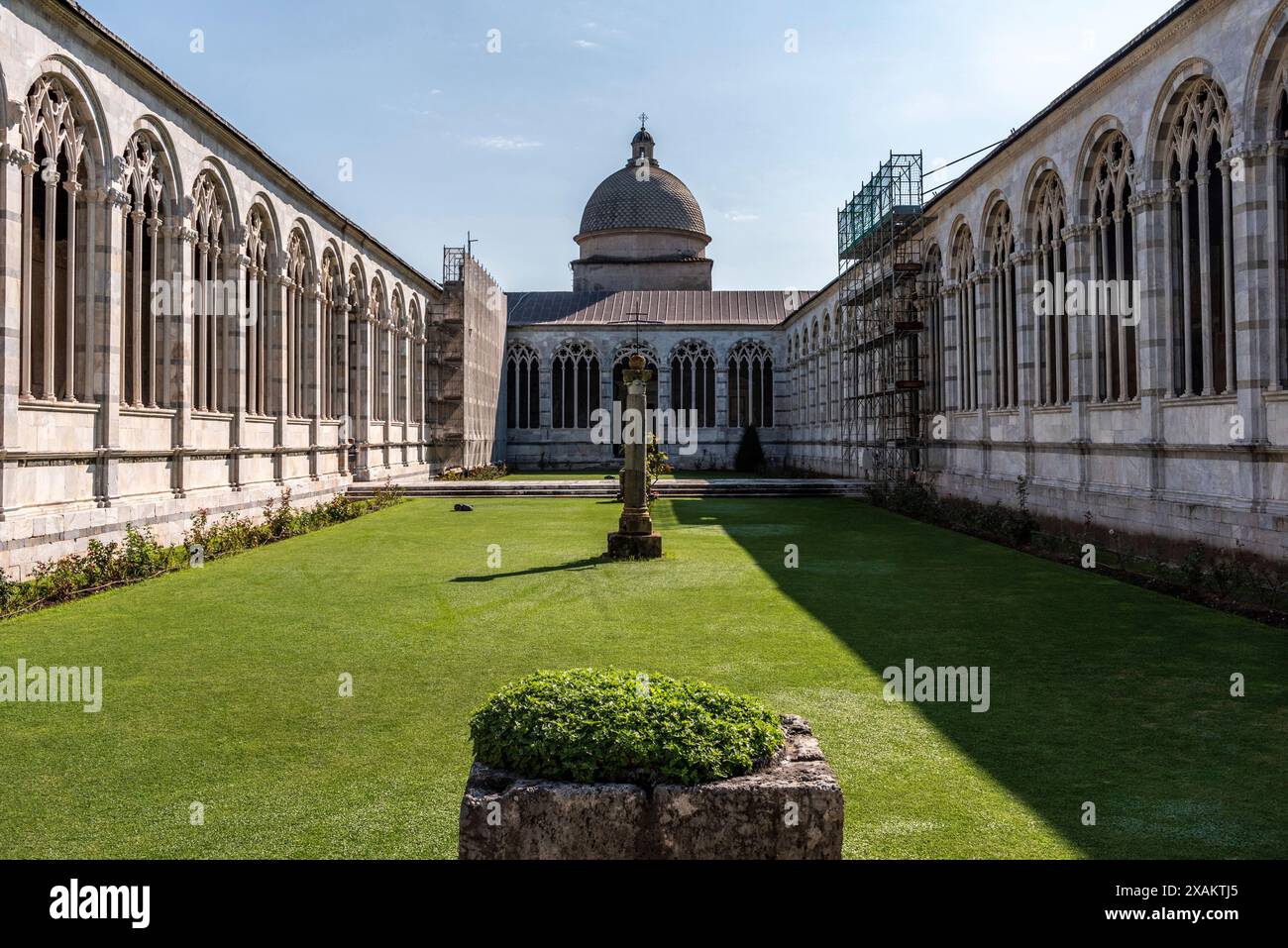 Famous Camposanto cemetery near the cathedral of Pisa, Italy Stock ...