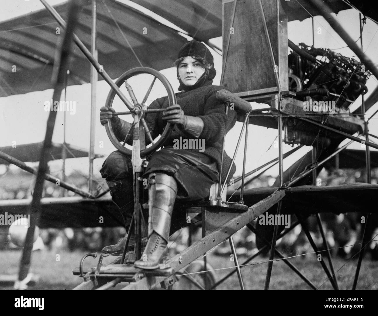 Blanche Scott, between c1910 and c1915. Shows American aviator Blanche ...