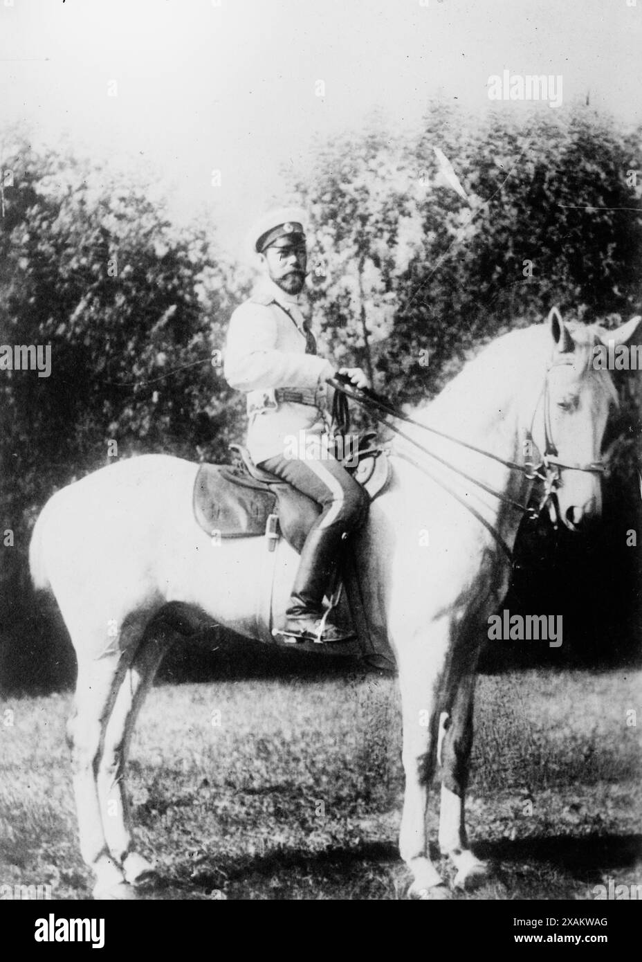Emperor nicholas on horse Black and White Stock Photos & Images - Alamy
