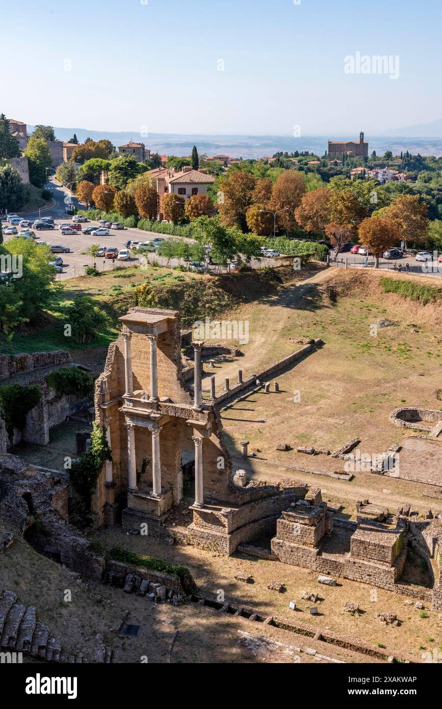 Roman amphitheater volterra tuscany italy hi-res stock photography and ...