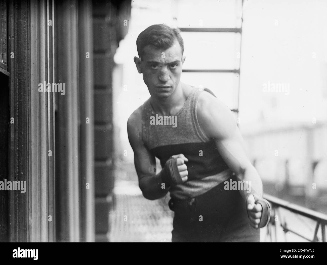 Leach Cross, between c1910 and c1915. Shows American lightweight boxer ...
