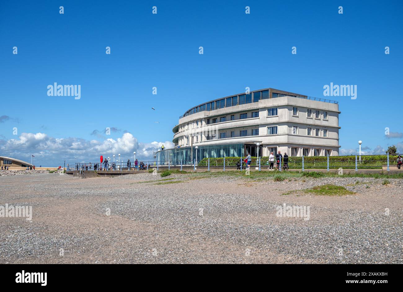 The art deco Midland Hotel, Morecambe, Lancashire, England, UK Stock ...