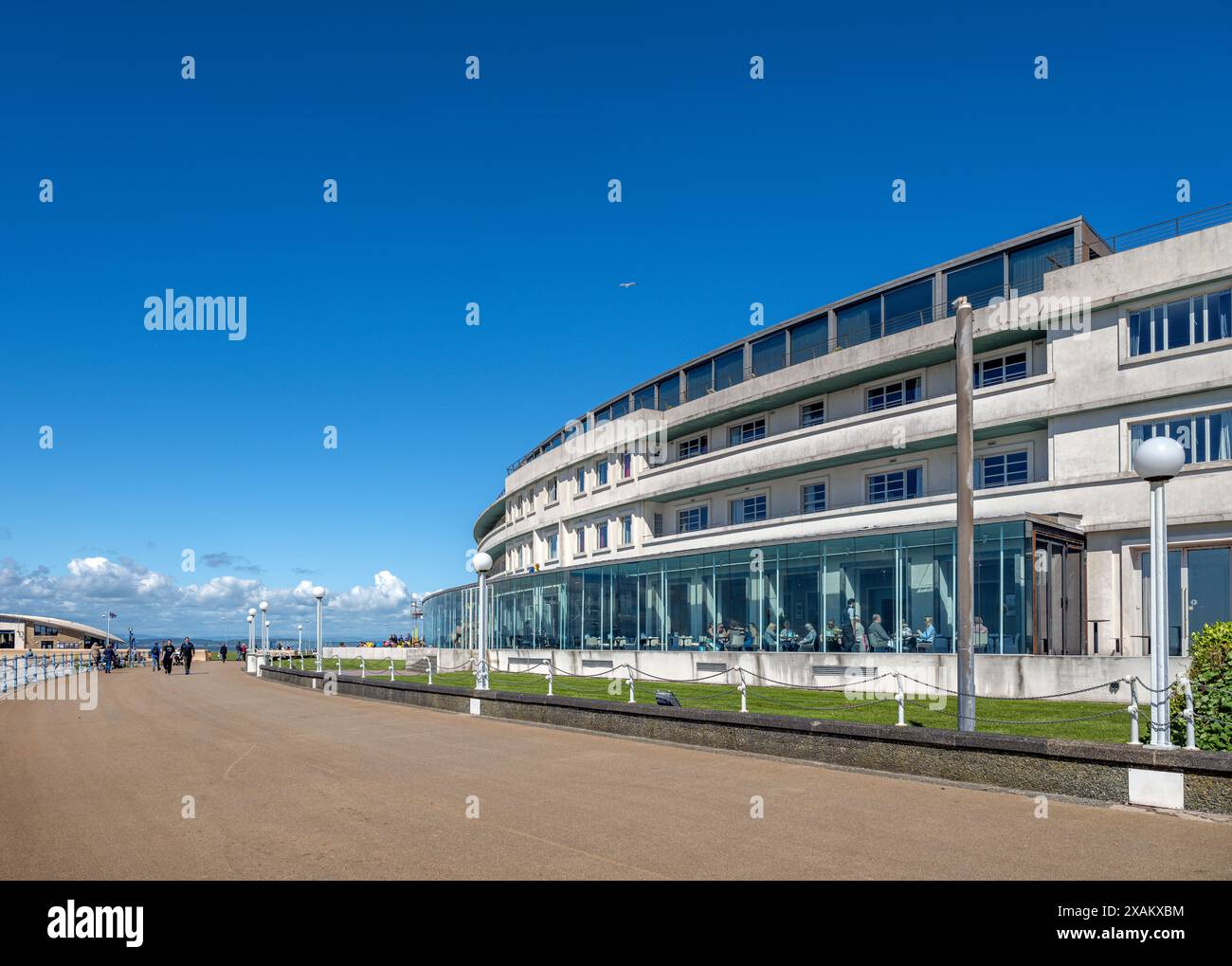 The art deco Midland Hotel, Morecambe, Lancashire, England, UK Stock ...