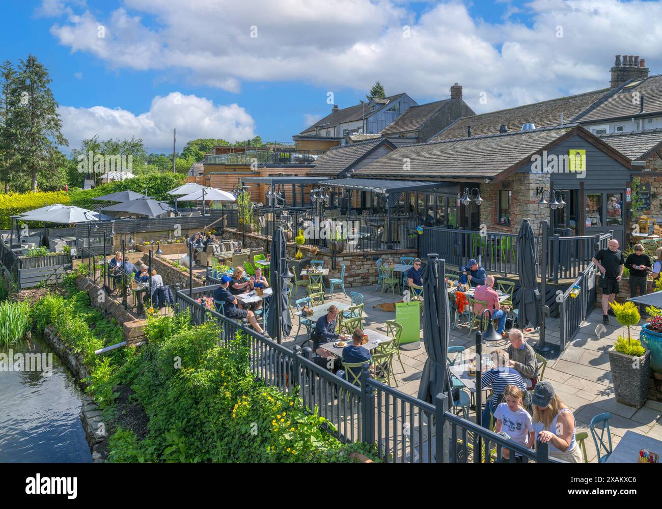 Granny Dowbekin's restaurant on the banks of the River Eamont, Pooley ...