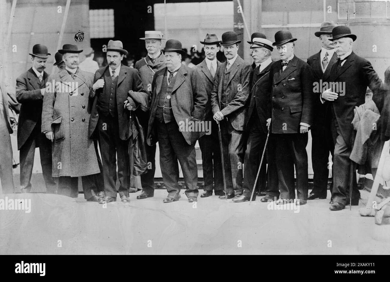 British Peace delegates, 1913. Shows British members of the Anglo ...