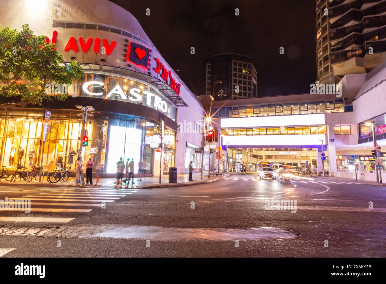 Tel Aviv, Israel - October 3, 2023 - Exterior view of the Dizengoff ...