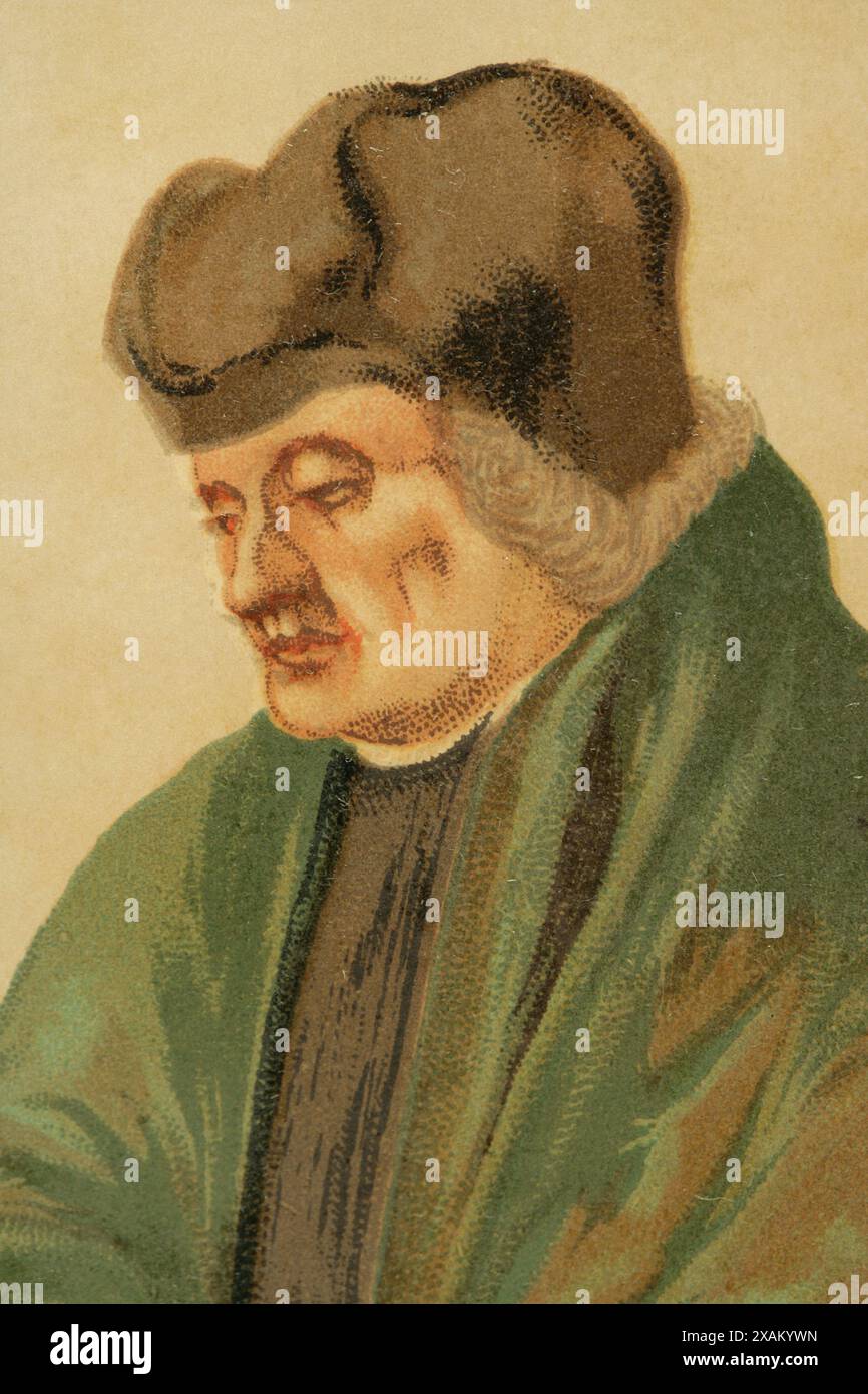 Erasmus (c. 1466-1536). Dutch theologian, philosopher and humanist ...