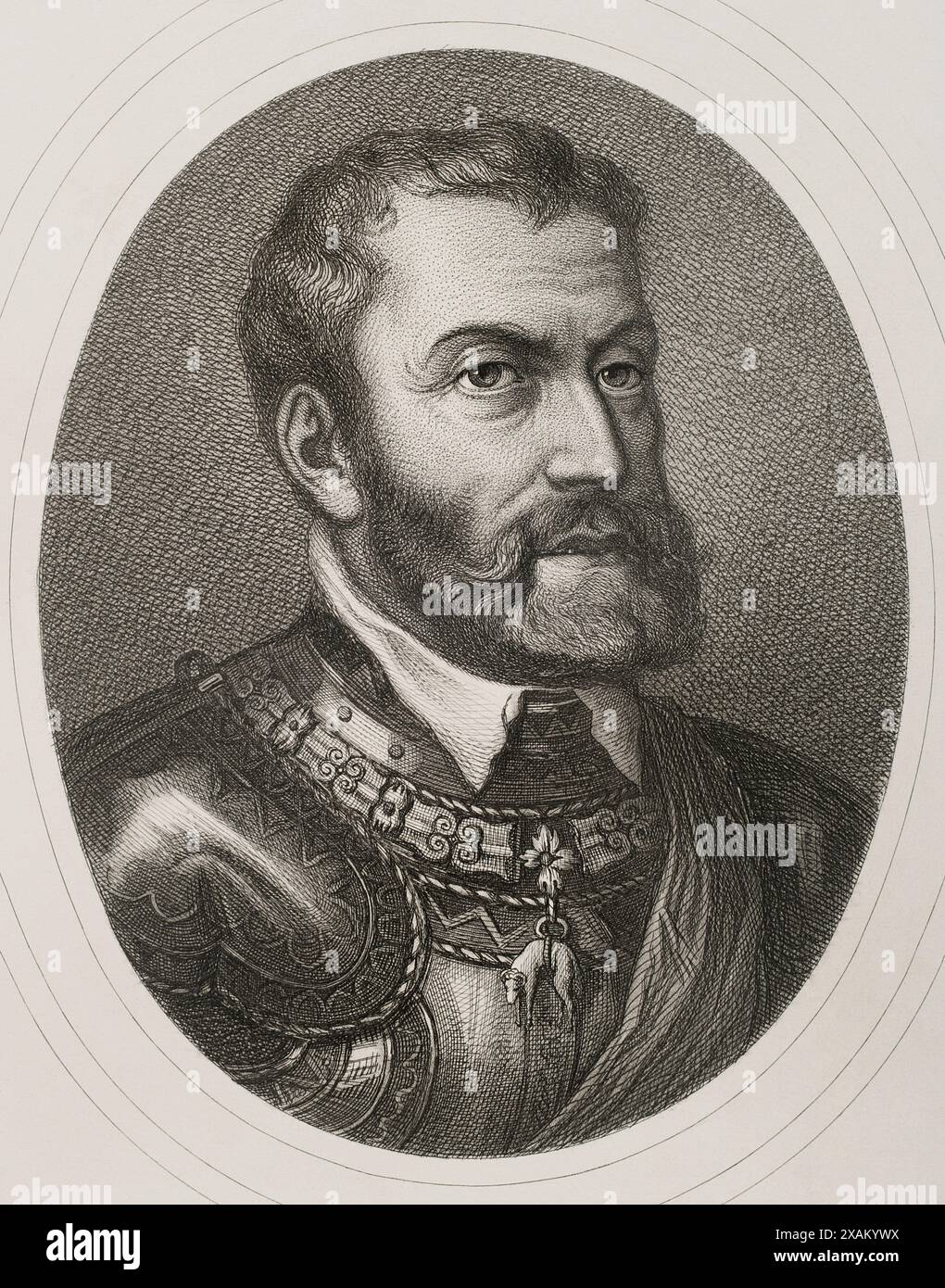 Charles V (1500-1558). Holy Roman Emperor and Archduke of Austria (1519 ...