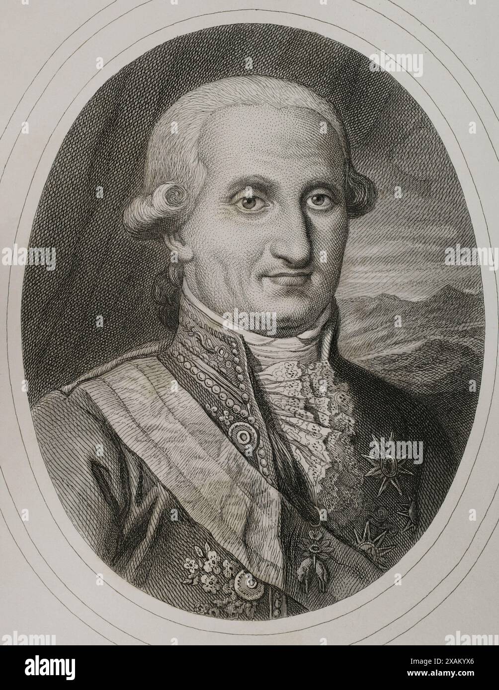 Charles IV (1748-1819). King of Spain (1788-1808), so-called el Cazador ...