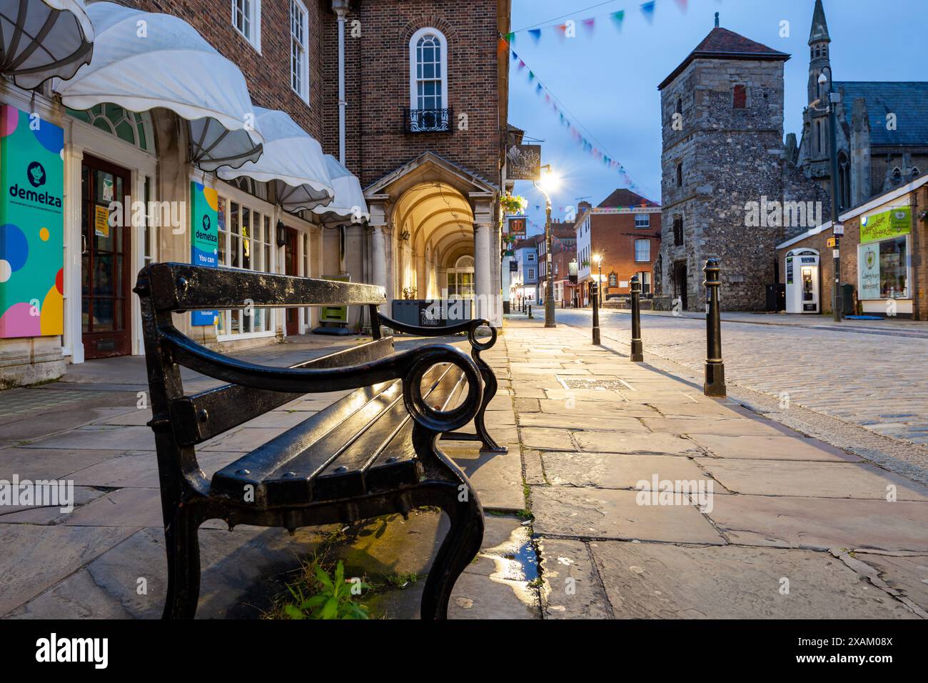 Evening on Burgate in Canterbury, Kent, England Stock Photo - Alamy