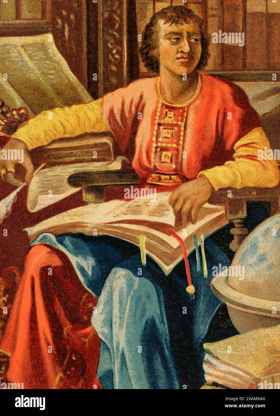 Alfonso X of Castile, called "The Wise" (1221-1284). King of Castile ...