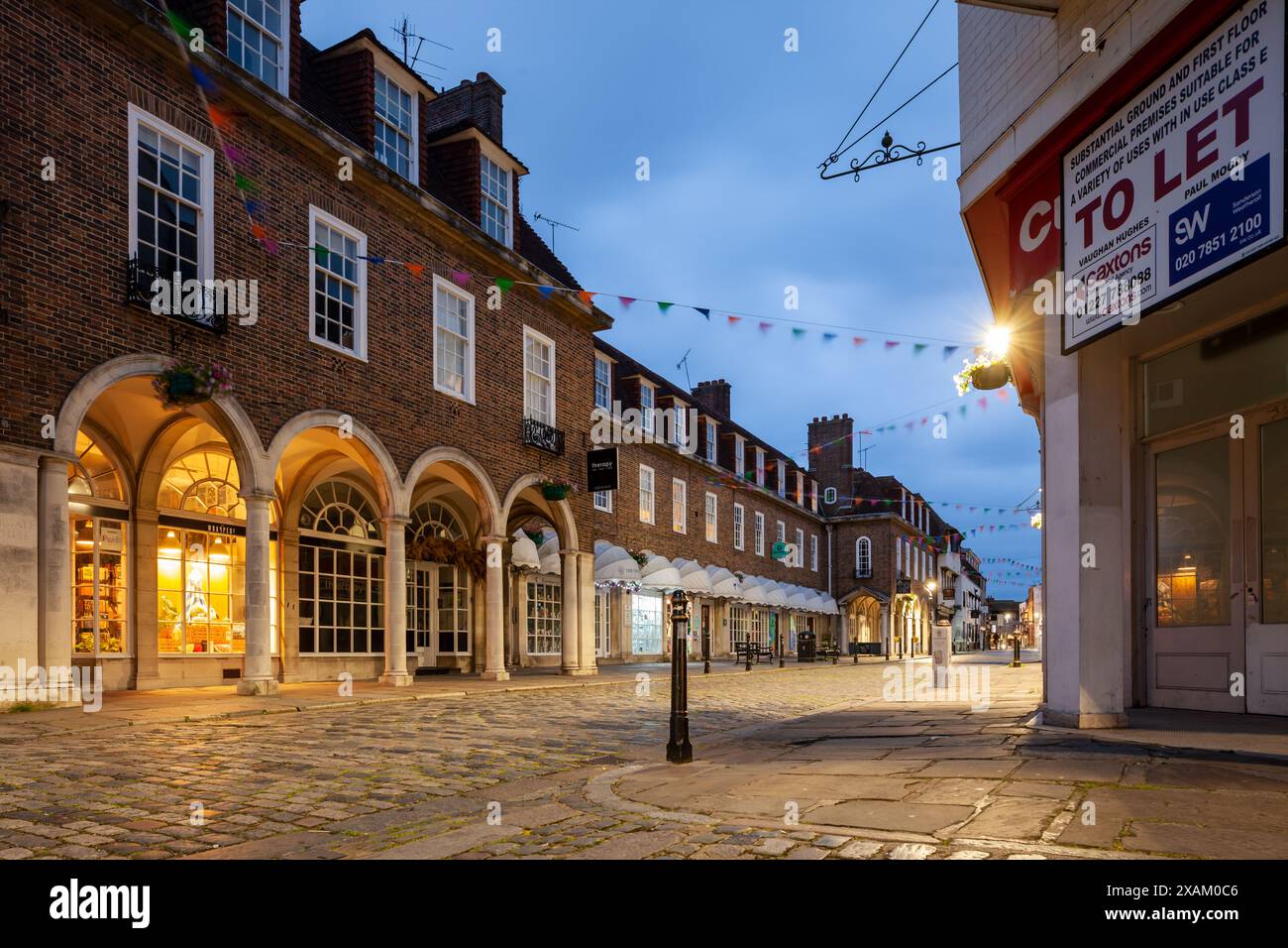 Evening on Burgate in Cantebury, Kent, England Stock Photo - Alamy