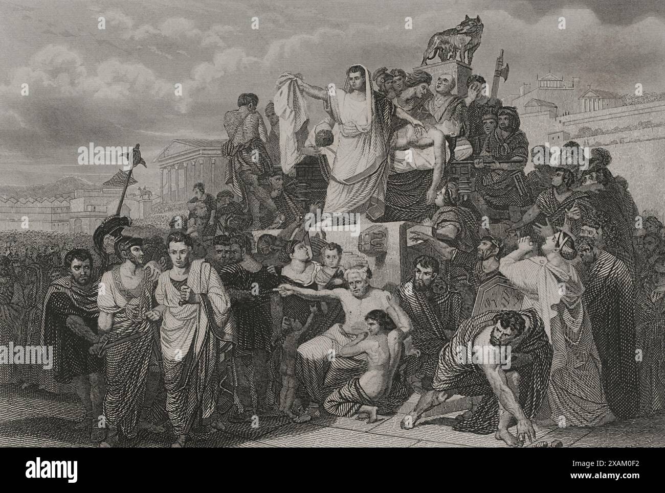 Gaius Julius Caesar (100 BC - 44 BC). Roman politician, general and ...