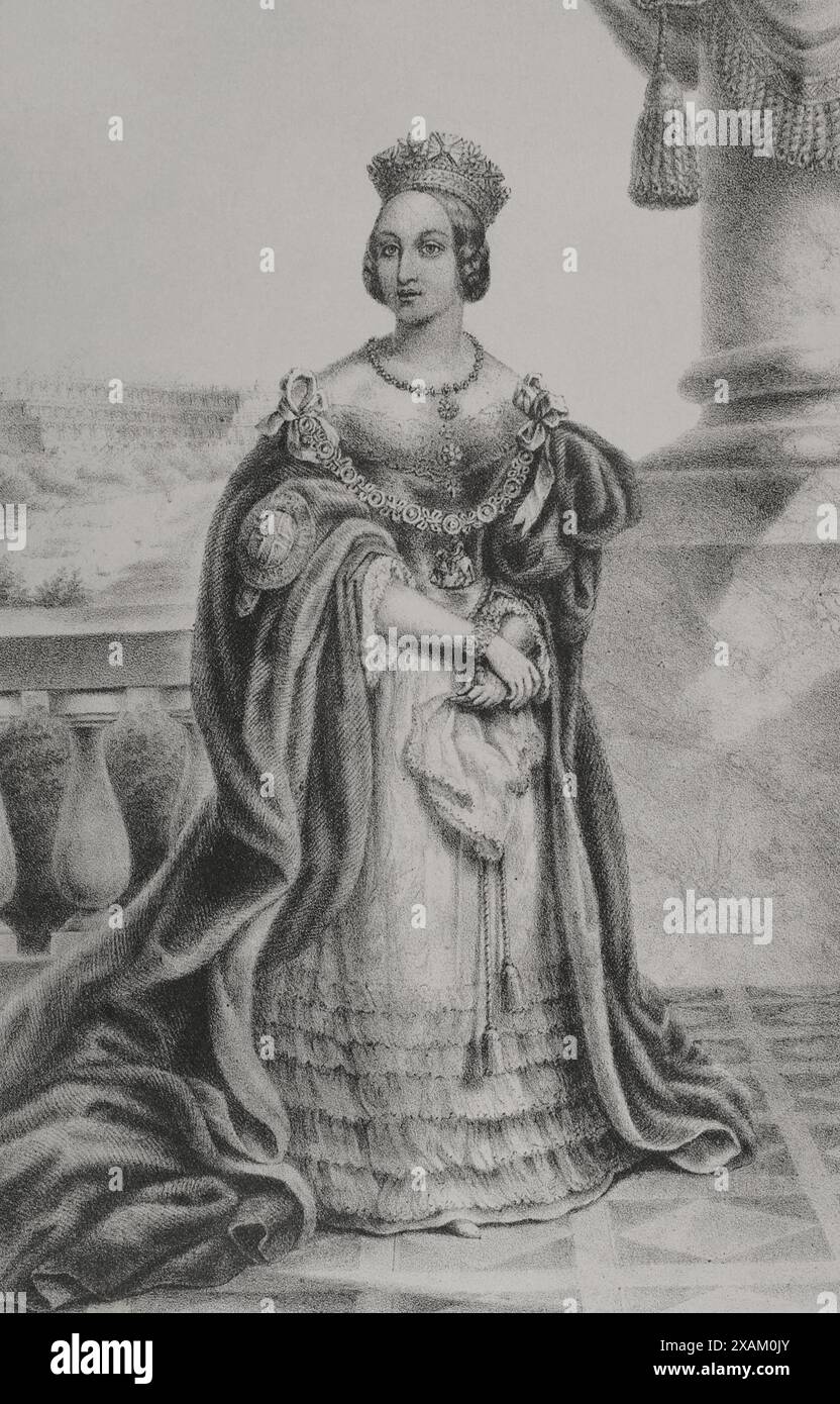 Queen Victoria (1819-1901). Queen of the United Kingdom of Great ...