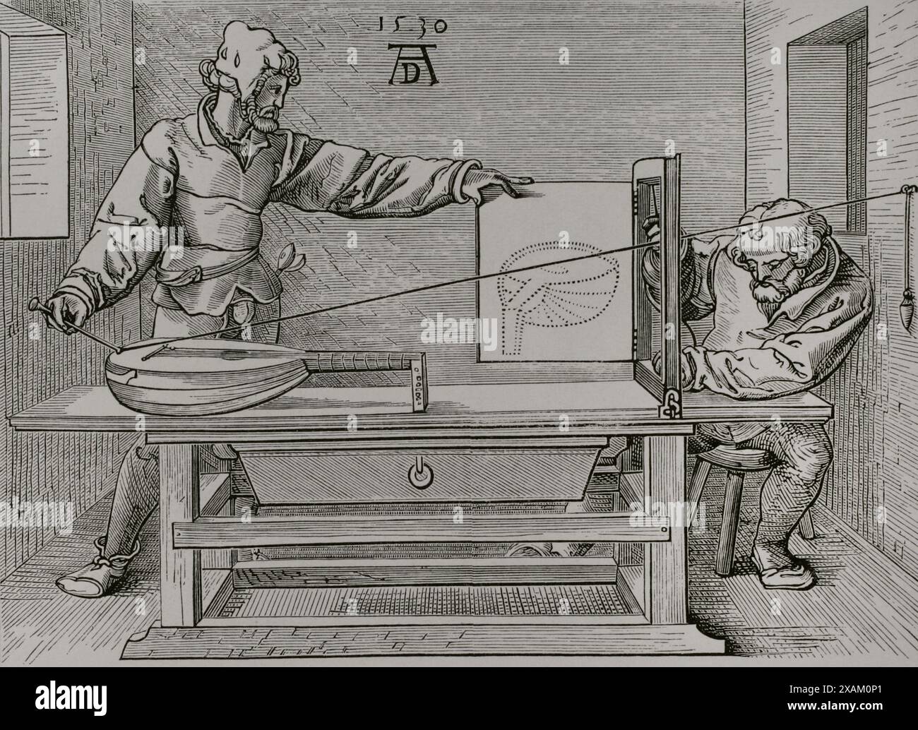 Instrument of mathematical precision for designing objects in ...