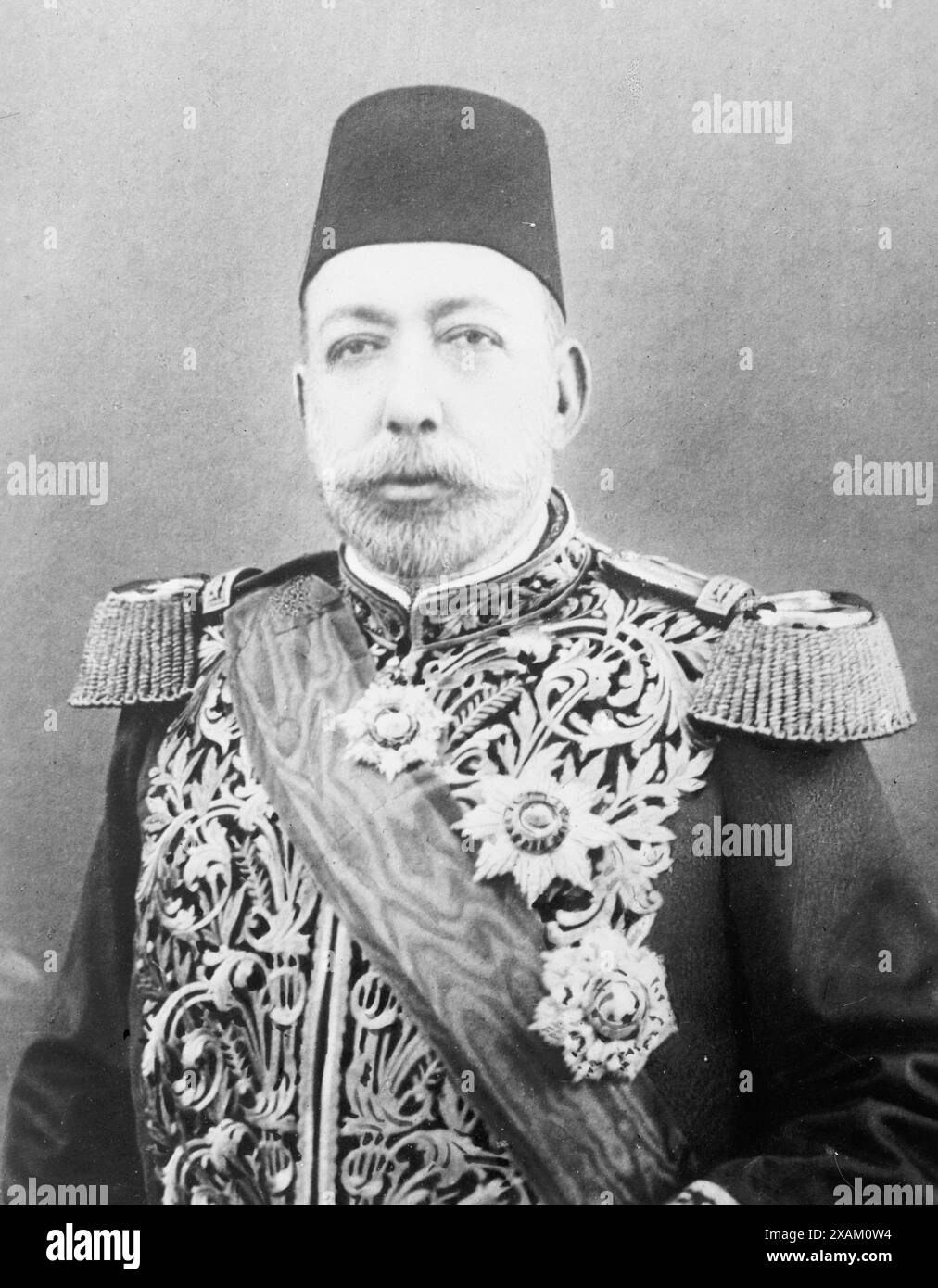 Sultan of Turkey, 1913. Shows Mehmet V, Sultan of the Turks, (1844-1918 ...