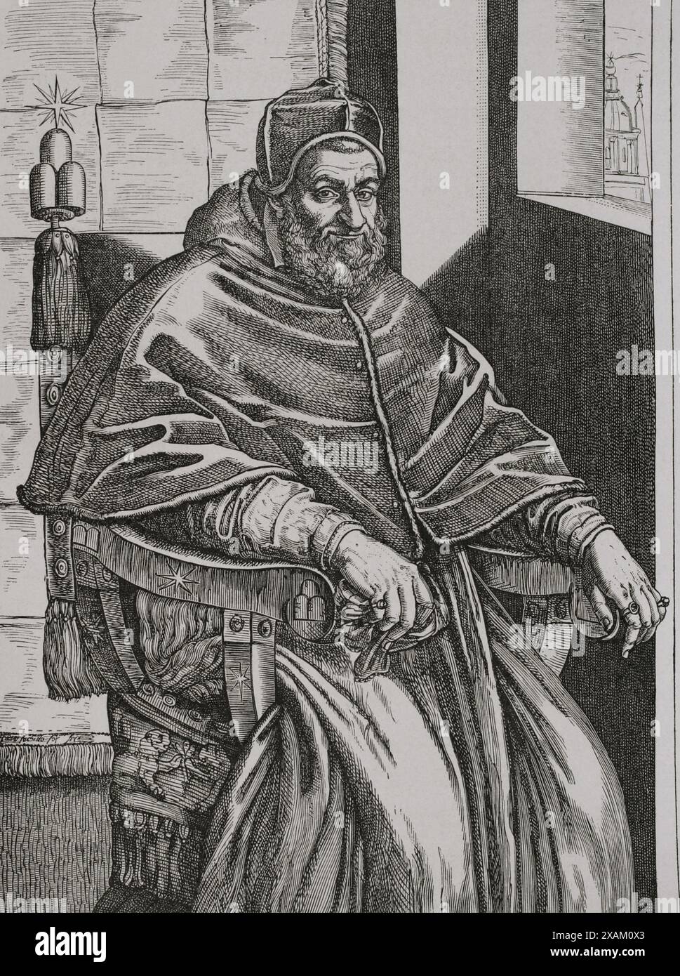 Rome engraving 16th century hi-res stock photography and images - Alamy