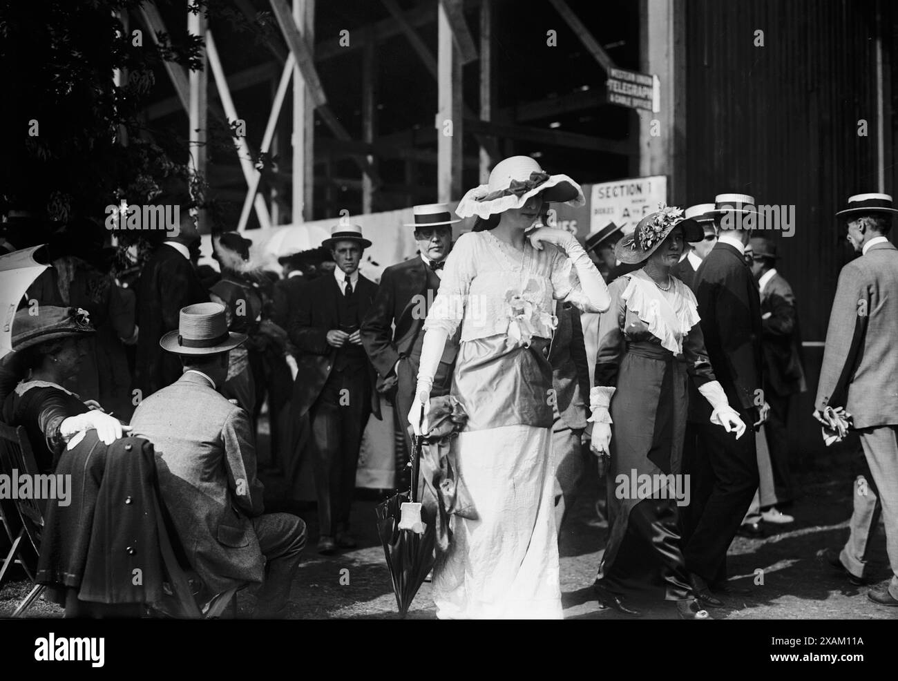 Mrs. J.B. Eustis, between c1910 and c1915. Shows Mrs.. James Biddle ...