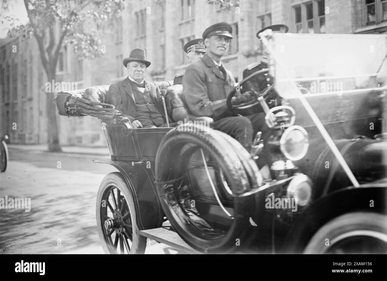 Viscount Haldane at West Point, 1913. Shows Richard Burdon Sanderson ...