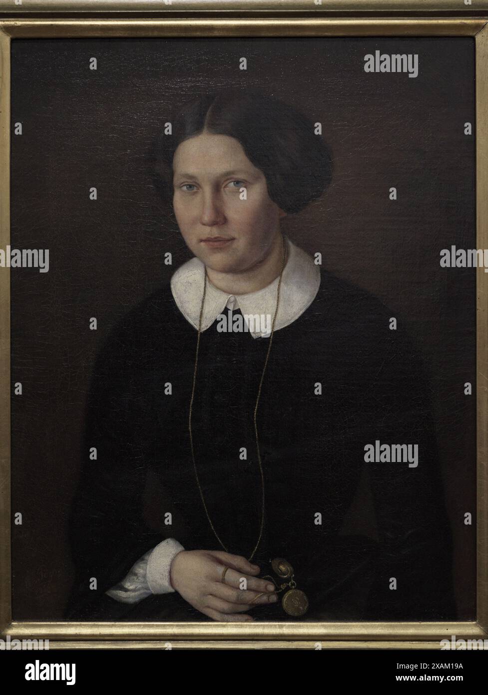 Janis Stanislavs Roze (1823-1897). Latvian artist. Portrait of Helena ...