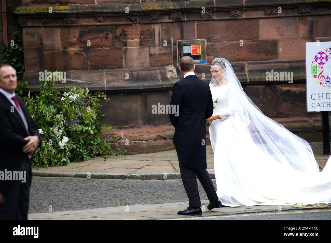 Miss Olivia Henson with her father Mr Rupert Henson Stock Photo - Alamy