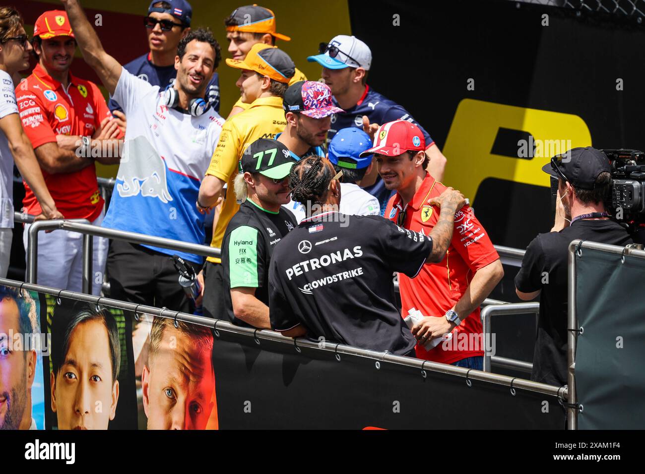 Monte-Carlo, Monaco. 26th May, 2024. #77 Valtteri Bottas (FIN, Stake F1 Team Kick Sauber), #44 ...