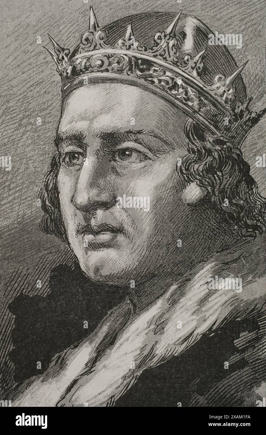 Alfonso XI of Castile (1311-1350), so-called "the Avenger". King of ...
