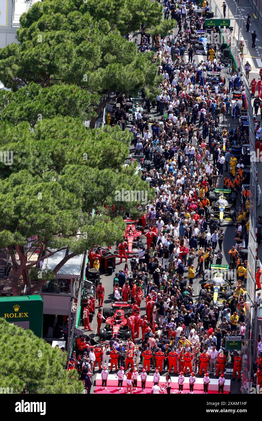 Monte-Carlo, Monaco. 26th May, 2024. Crowded starting grid, F1 Grand ...