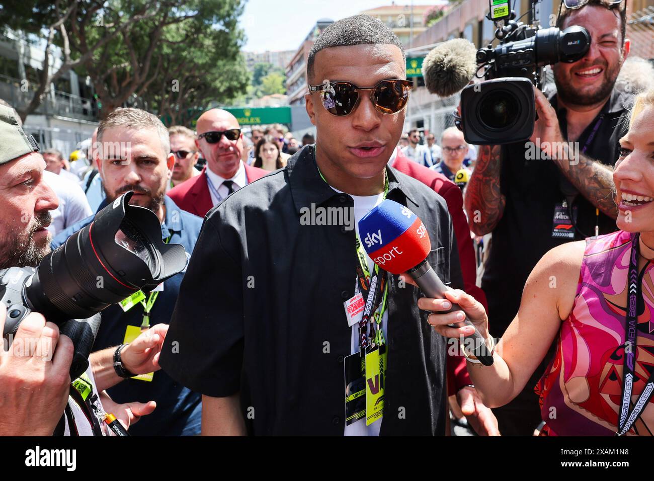 Monte-Carlo, Monaco. 26th May, 2024. Kylian Mbappe (FRA), F1 Grand Prix ...