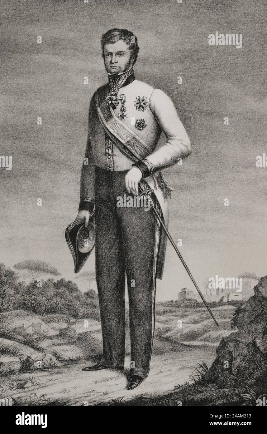 Leopold II (1797-1870). Grand Duke of Tuscany (1824-1859). Portrait ...