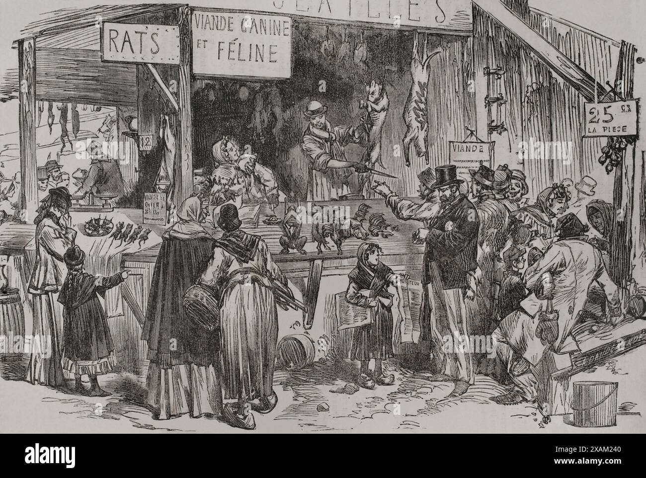 Franco-Prussian War (1870-1871). Siege of Paris (19 September 1870 to ...