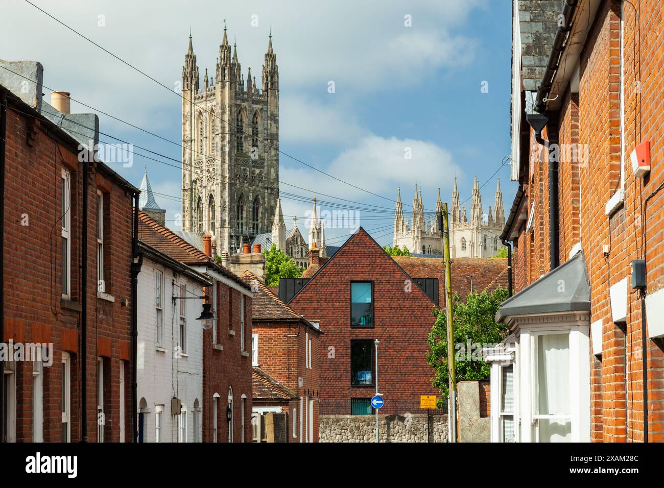 Spring morning on Castle Street in Canterbury, England Stock Photo - Alamy