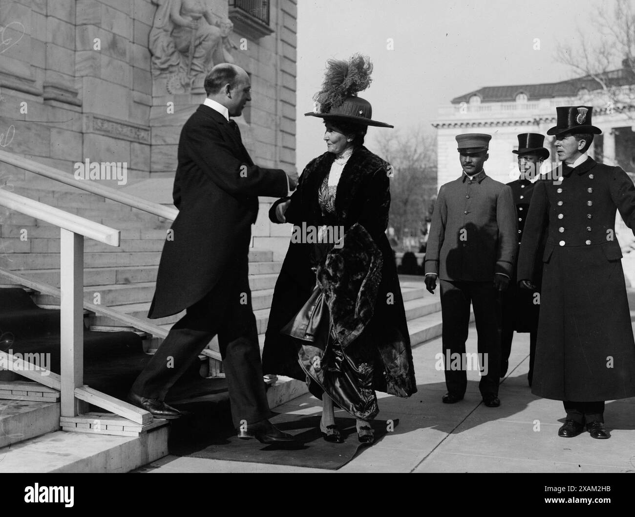 John Barrett & Lady Eustace Percy, between c1910 and c1915 Stock Photo ...