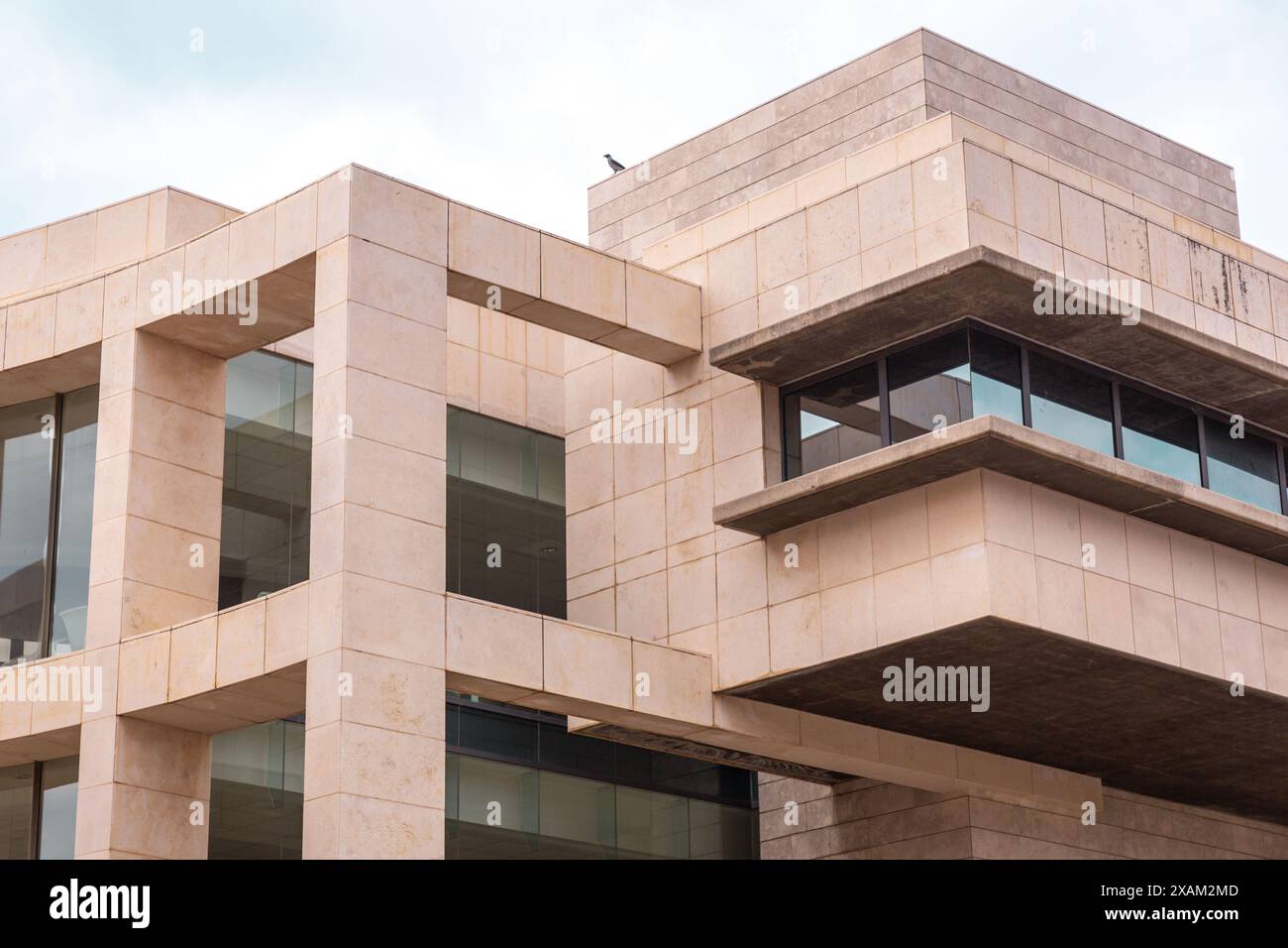 Exterior view of the buildings in the Tel Aviv University Campus ...