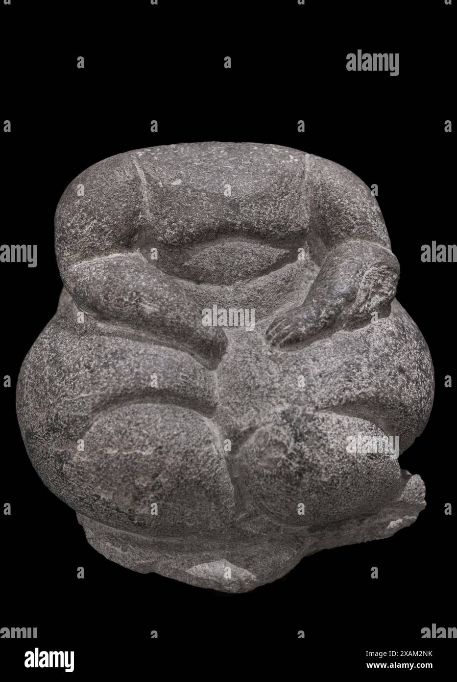 Temple Period (3600 BC to 2500 BC). Malta. Headless seated statue ...