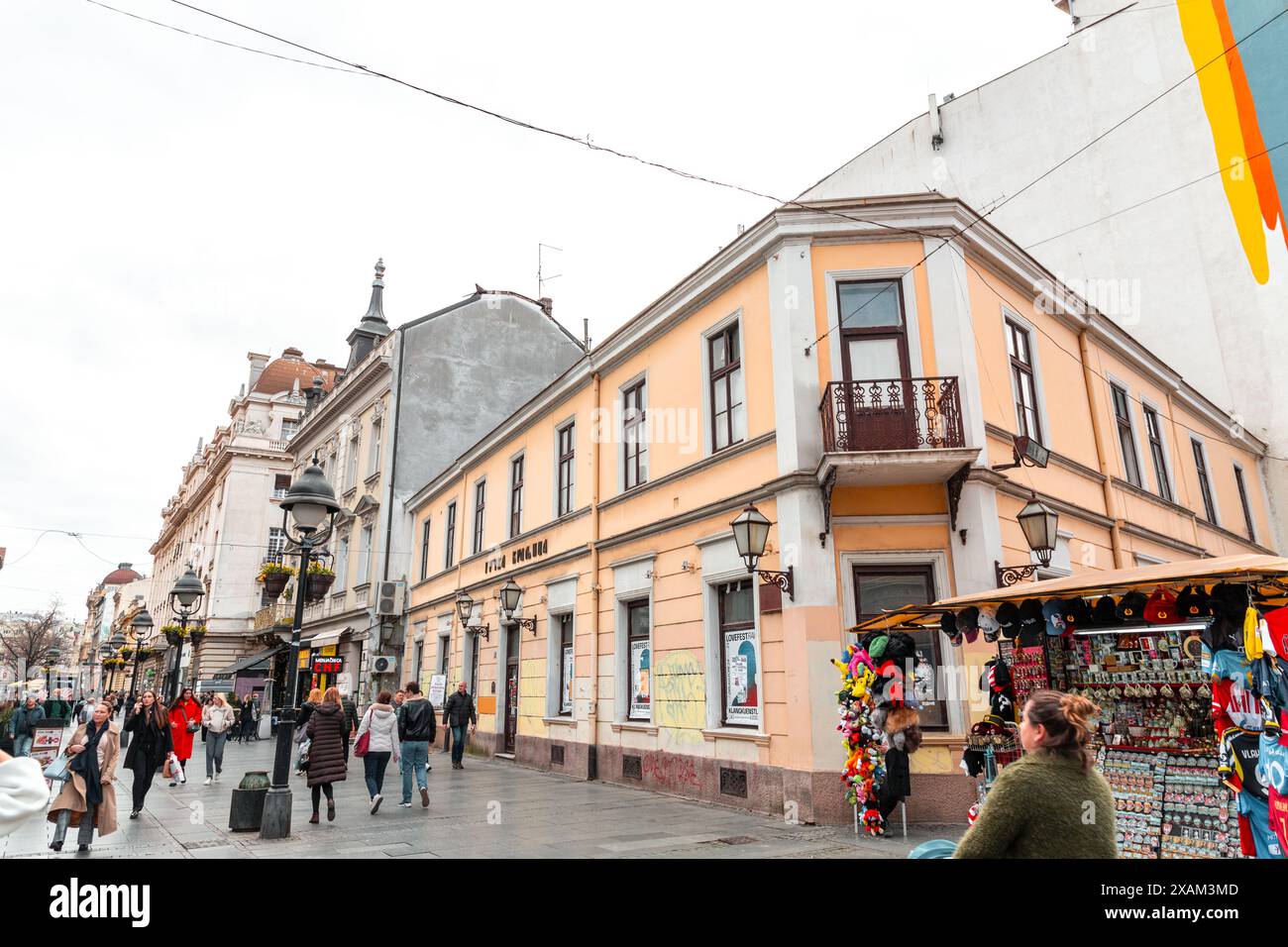 Belgrade, Serbia - 8 FEB 2024: Knez Mihailova Street is the main ...