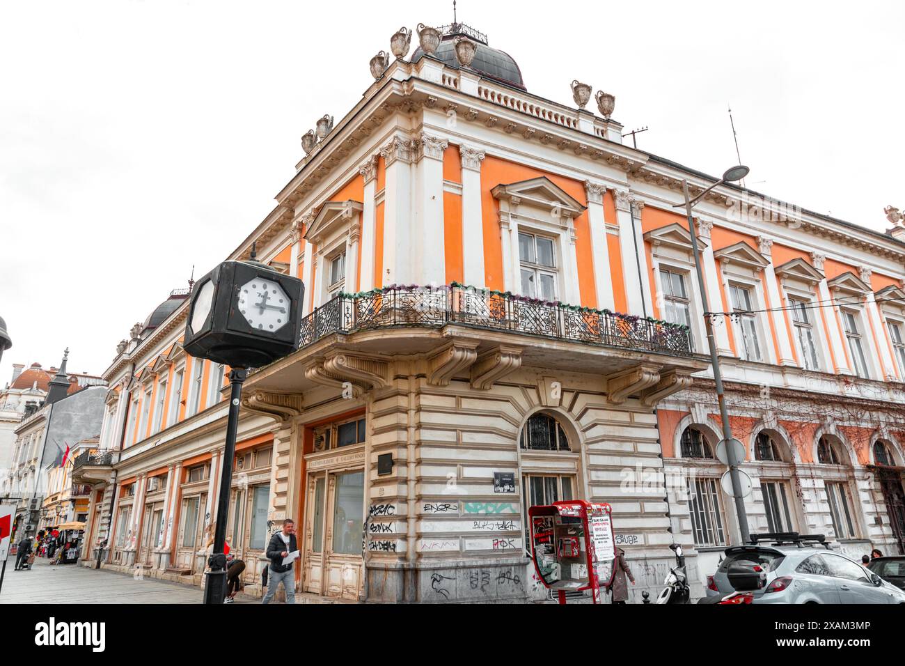 Belgrade, Serbia - 8 FEB 2024: Knez Mihailova Street is the main ...