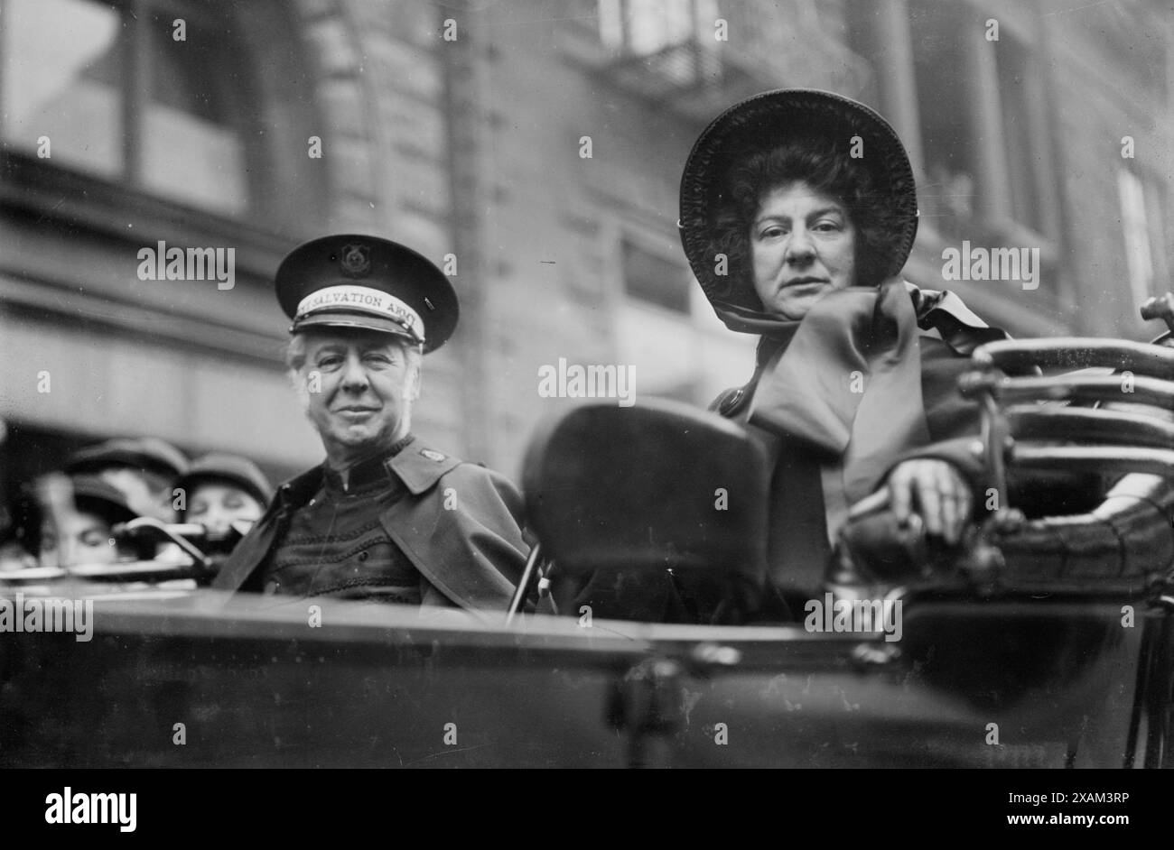 Gen. Booth & Eva Booth, 1913. Shows Bramwell Booth (1856-1929), the ...