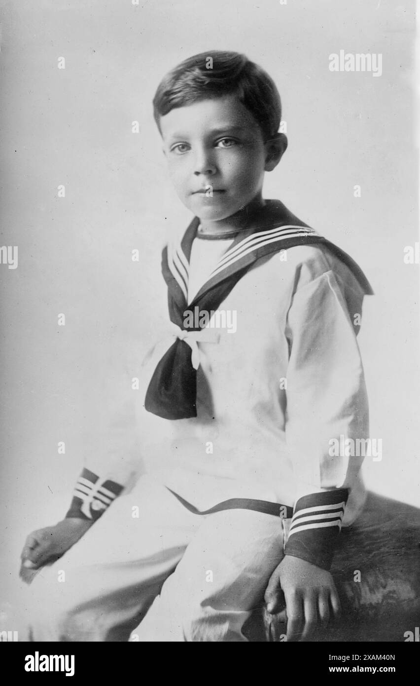 Gustavus Adolphus, Sweden, 1913. Shows Gustav Adolf, Prince of Sweden ...