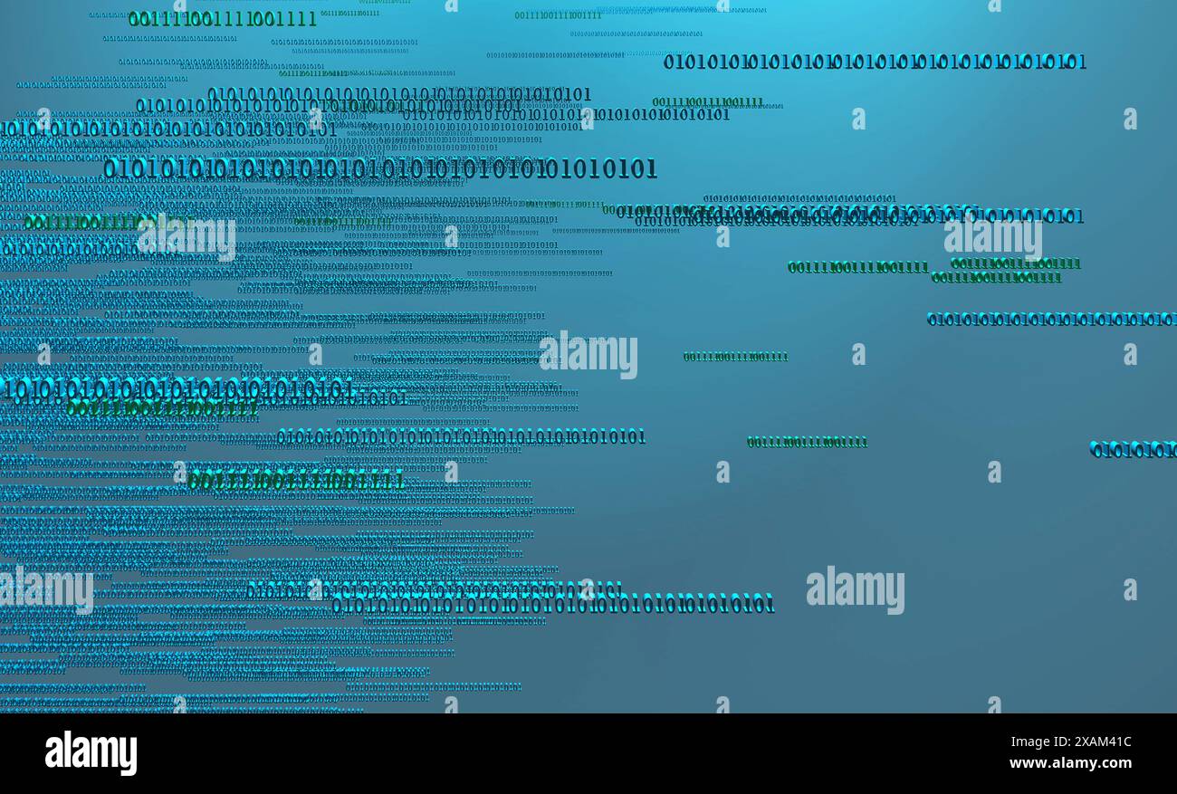 Binary code background Stock Photo - Alamy