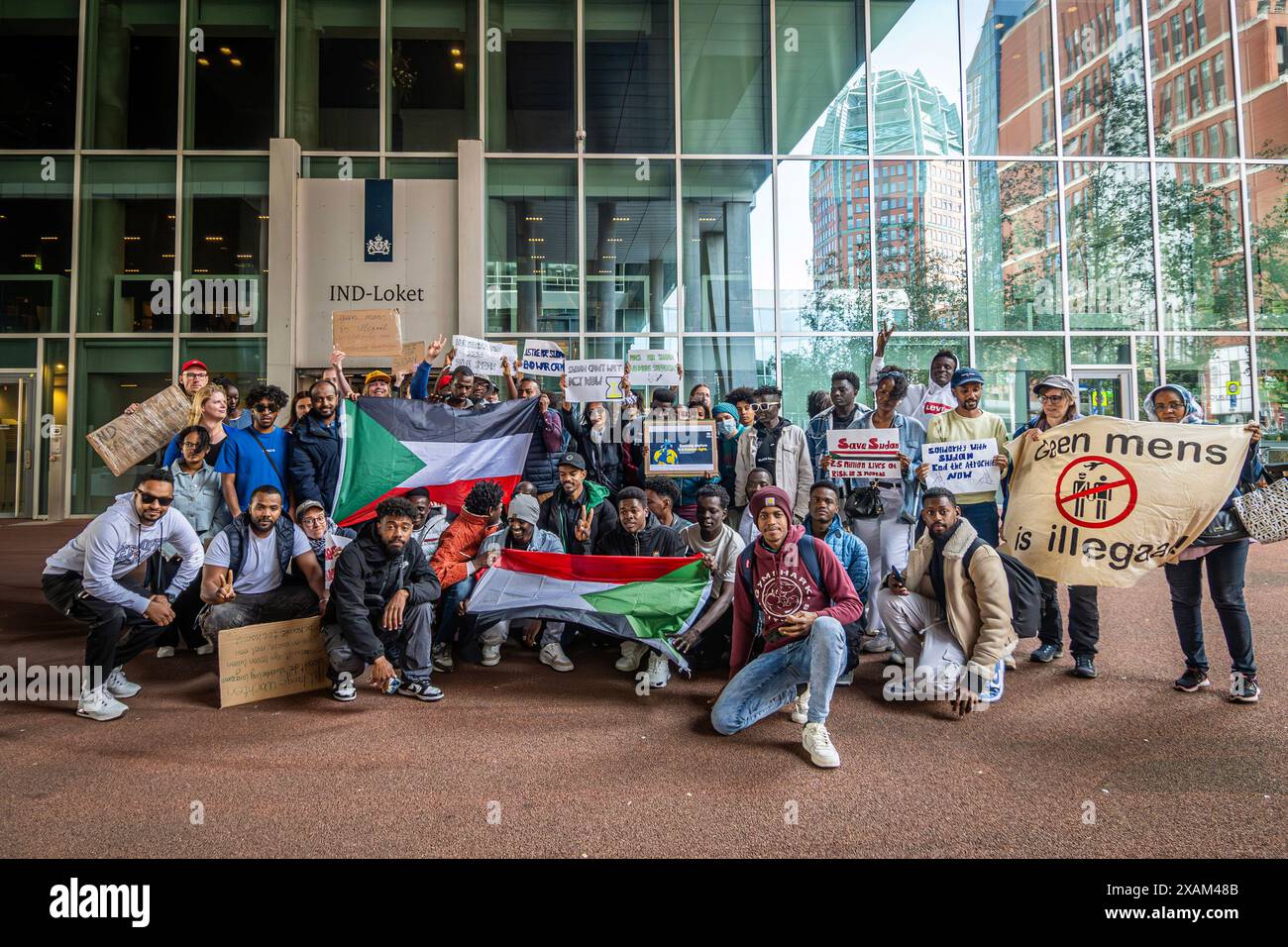 The Hague, South Holland, Netherlands. 7th June, 2024. A group of ...